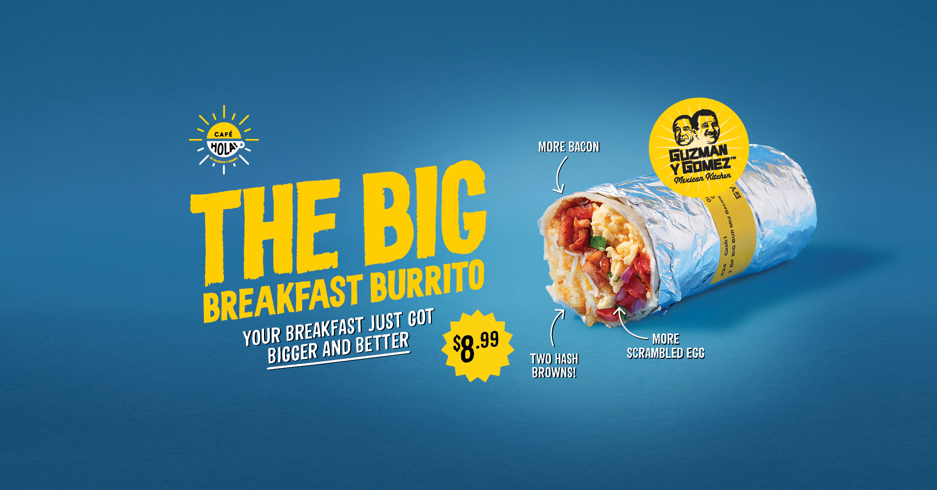 Introducing the NEW Big Breakfast Burrito 🌯 | Guzman y Gomez