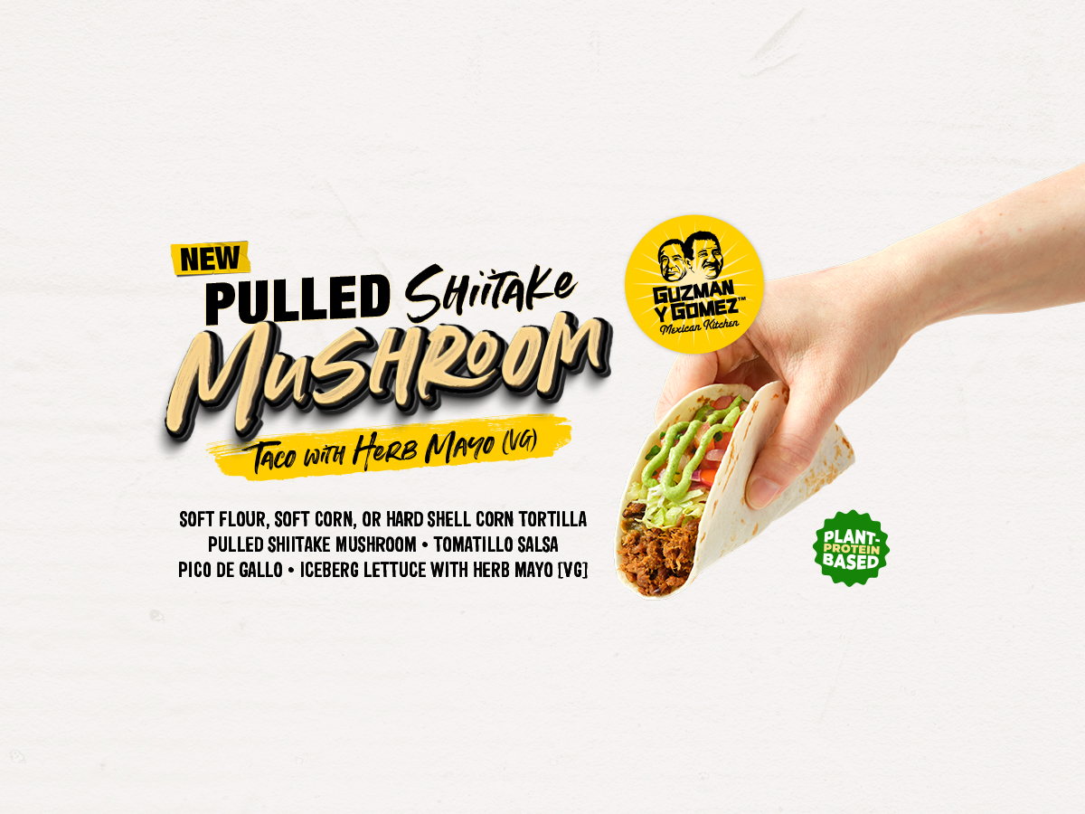 Introducing Pulled Shiitake Mushroom 🍄‍🟫 - GYG Mexican Kitchen USA